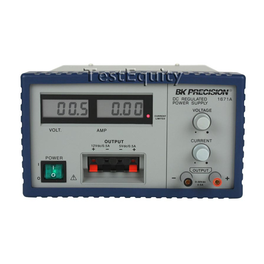 B&K Precision 1671A DC Power Supply | JensenTools