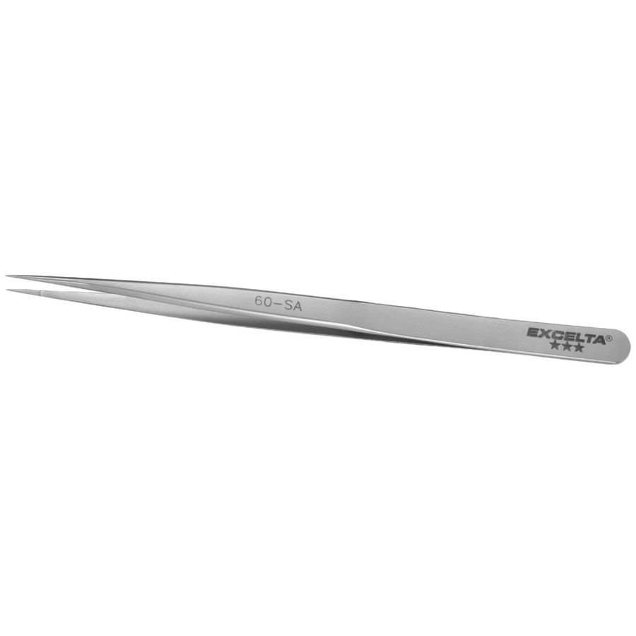Excelta 60-SA Tweezers, 3-Star 5.25" stainless/anti-mag tweezer ...
