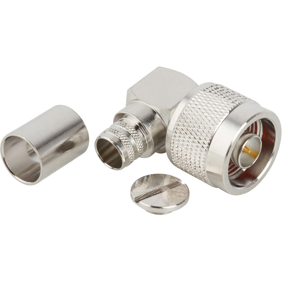 Amphenol RF 172176 RF Connector, N-Type, Right Angle, Crimp, Plug, 50 ...