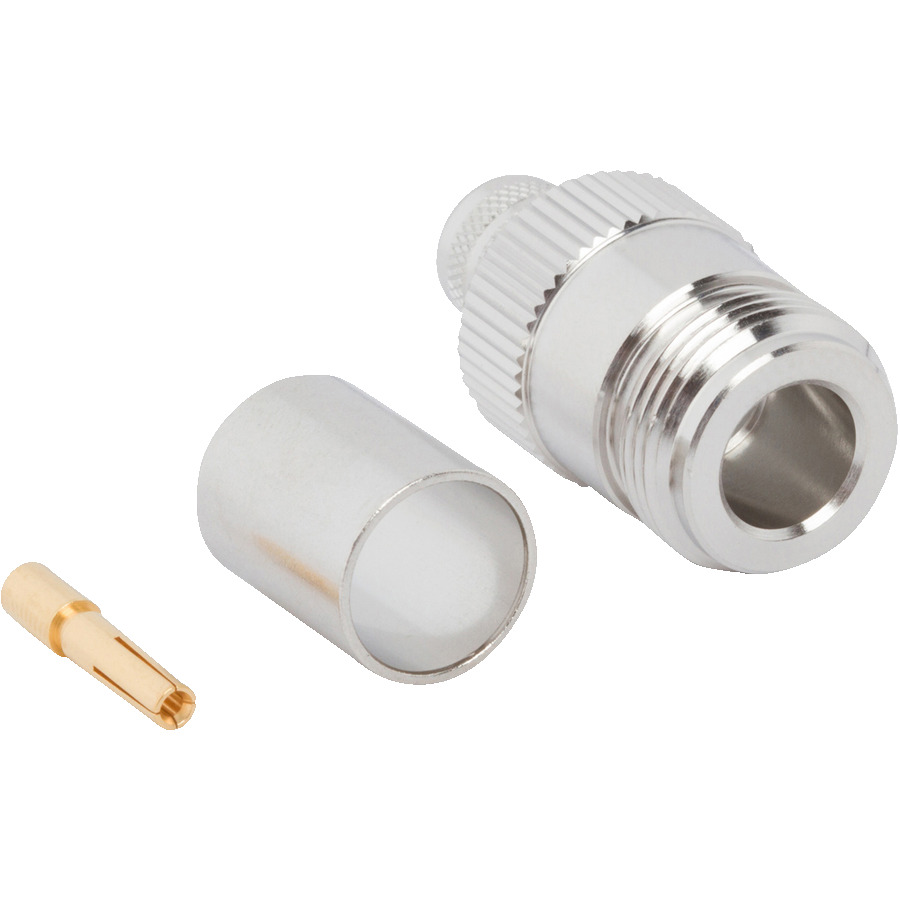 Amphenol RF 172203 RF Connector, N-Type Straight, Crimp, Jack ...