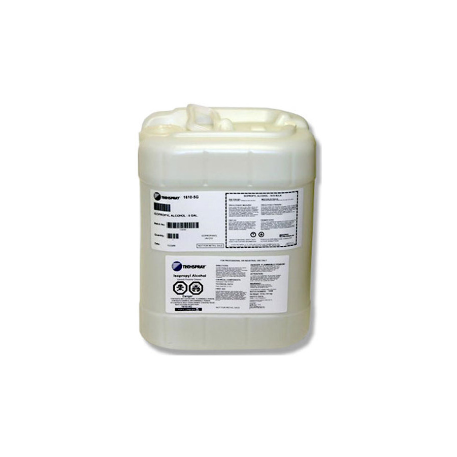 Techspray 1610-5G 99.8% Pure Isopropyl Alcohol, 5 Gallon Pail | JensenTools