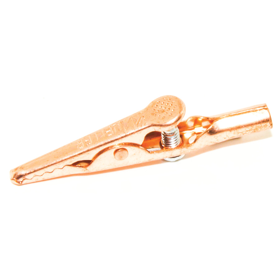 Mueller BU-60CS Solid Copper Alligator Clip with Screw, 10 Amps, 2 ...