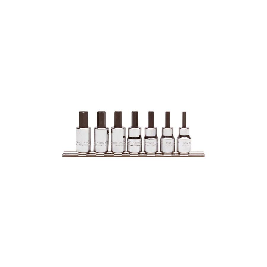 Proto J4990-MST 7-PC 3/8 DR METRIC SHORT HEX BIT SET | JensenTools