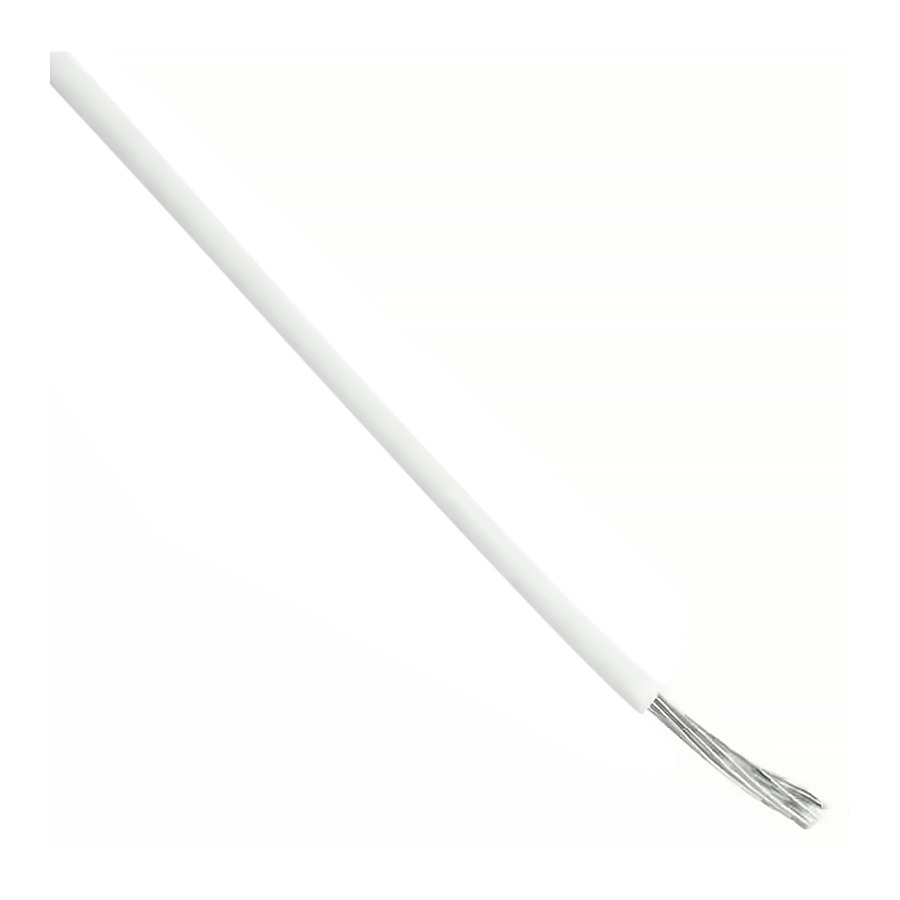 Alpha Wire 1852-WHITE White 28 Awg Wire PVC White 1000' | TestEquity