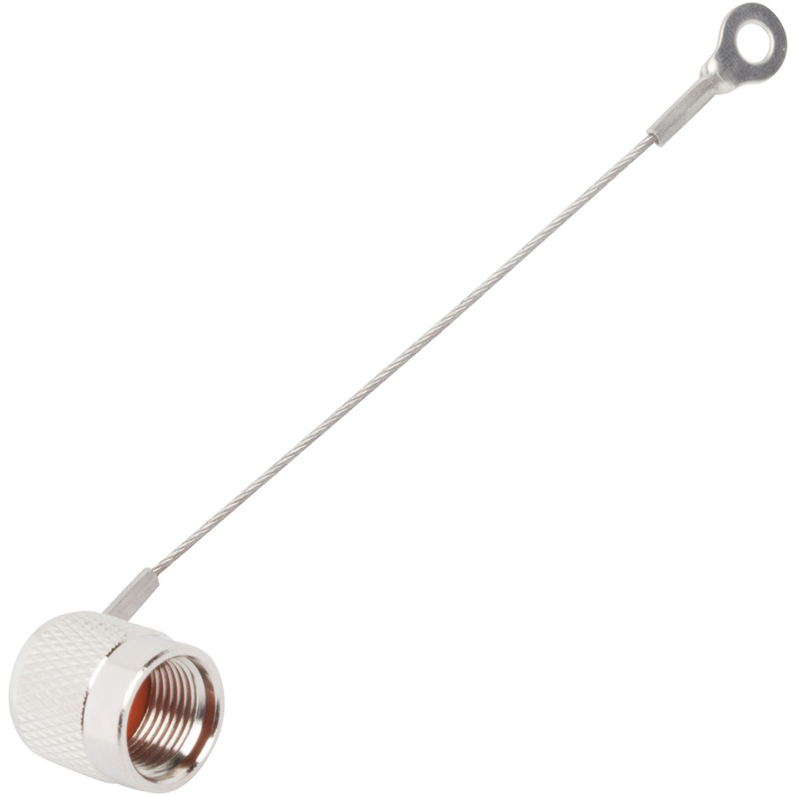 Amphenol RF 202101-11 TNC Protective Cap Plug w/Chain, Brass/Nickel ...