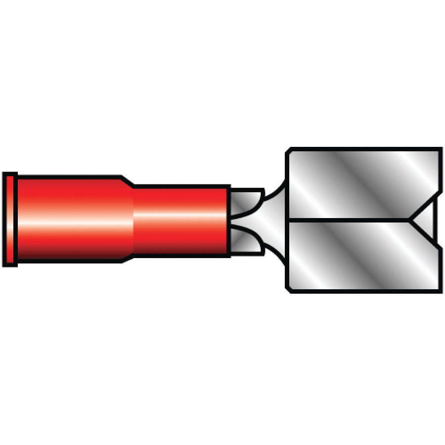3M 71F-250-32-P Connector, Closed End Terminal, Female, Vinyl Insulated ...