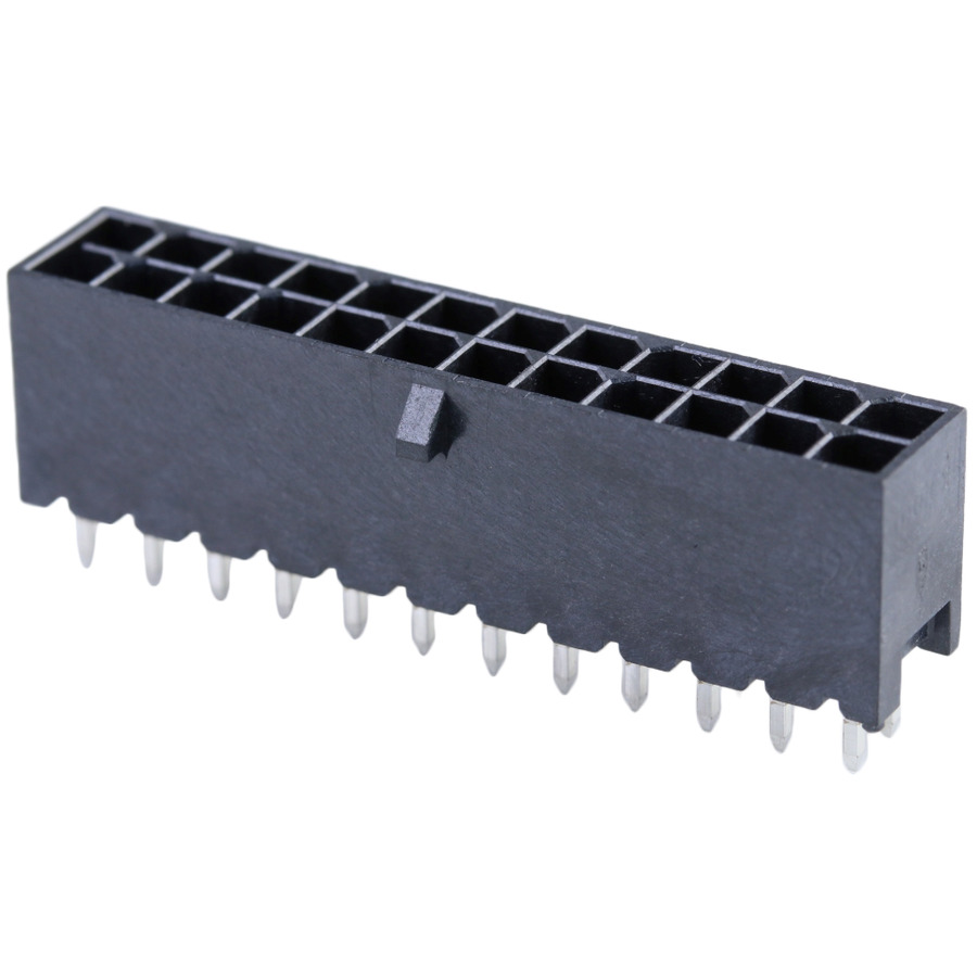 Molex 206832-2401 Headers & Wire Housings, Micro-Fit Plus Vert Header Assembly, 2X12 Tin Lu ...