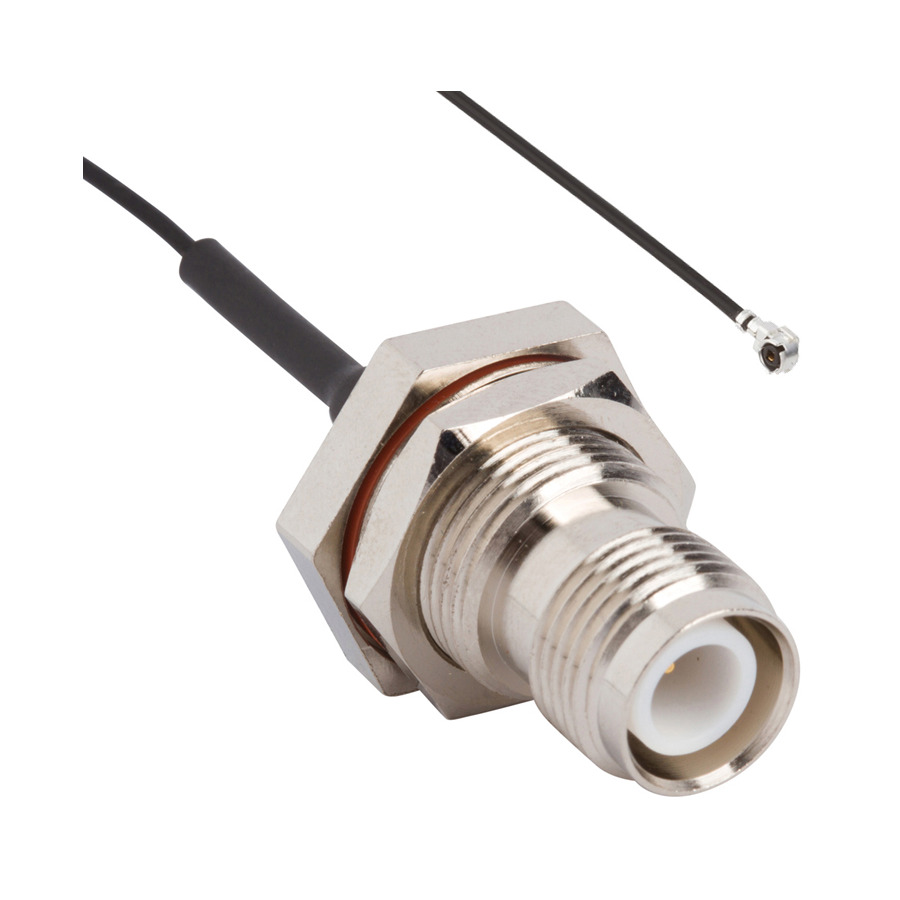Amphenol RF 336212-12-0150 RF Micro-Cable, AMC Rt Angle Plug to RP-TNC ...