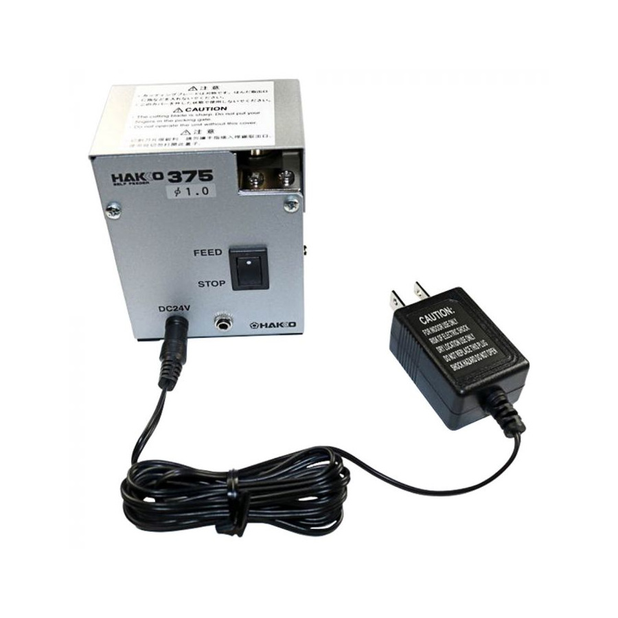 Hakko 375-04 Solder Feeder & Slicer, DC, 34V, 375, 1mm | JensenTools