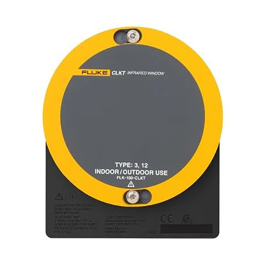Fluke FLK-100-CLKT High Voltage IR Window, 4" (100mm), Viewing Aperture ...