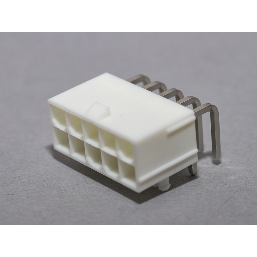 Molex 39-30-0100 Headers & Wire Housings, 10 Circuit, Right-Angle ...