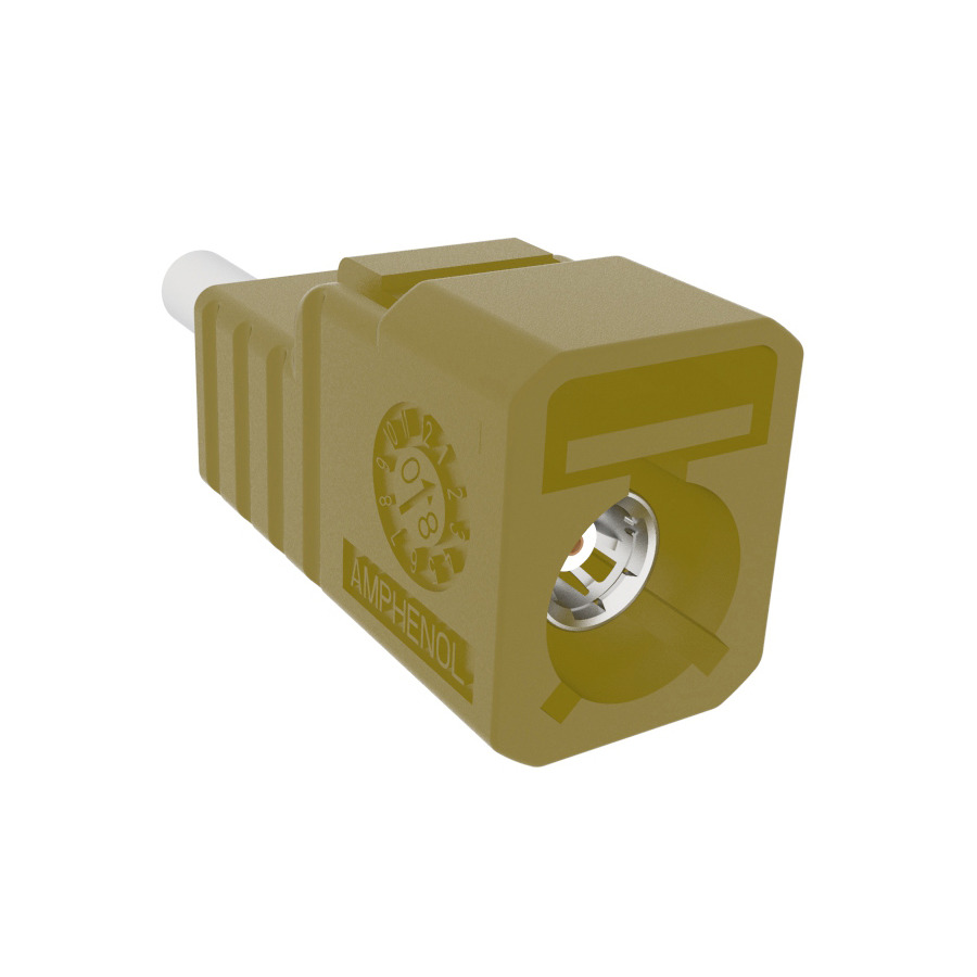 Amphenol RF 3FA1-NKSJ-C01W0 RF FAKRA Connector, Straight, Crimp, Jack ...