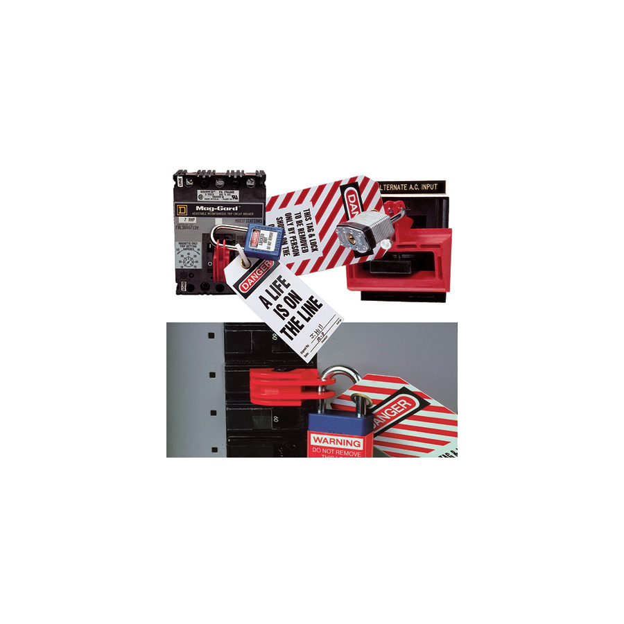 Panduit PSL-CB Universal Circuit Breaker Lockout, For 120/277V Breaker ...