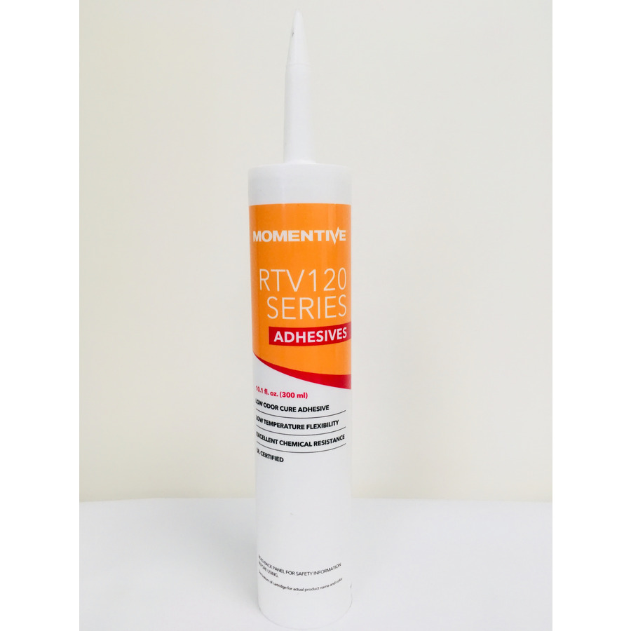 Momentive 9341 One-Component Silicone Adhesive, Translucent, 10.1 oz Cartridge | JensenTools