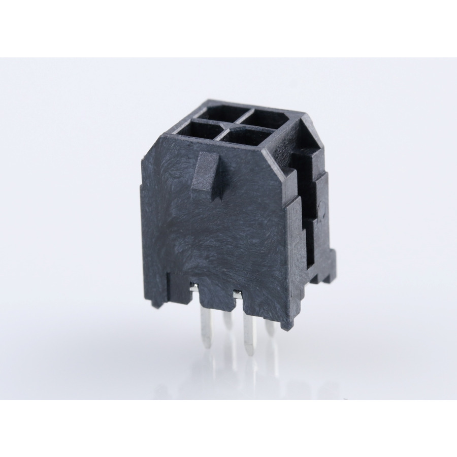 Molex 43045-0427 Headers & Wire Housings, Microfit 3.0 Vert Th Header Dual Row, Tin 4 Circuit ...