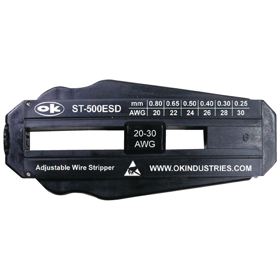 Jonard Tools ST-500ESD ESD Safe Adjustable Wire Stripper 20-30AWG ...