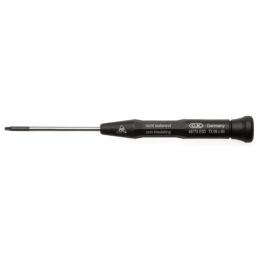 CK Tools T4877XESD05 Xonic ESD Precision Torx Driver T05 x 2-3/8" Shaft ...