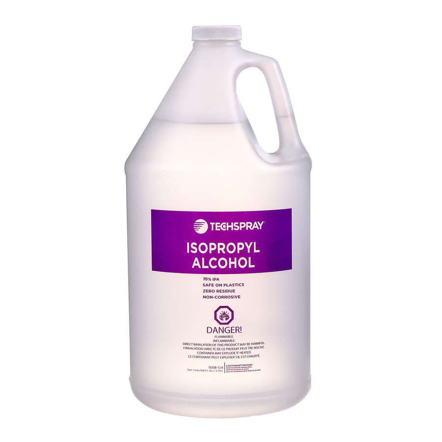 Techspray 1608-G4 Isopropyl Alcohol IPA, 70% IPA & 30% DI water, 1 ...