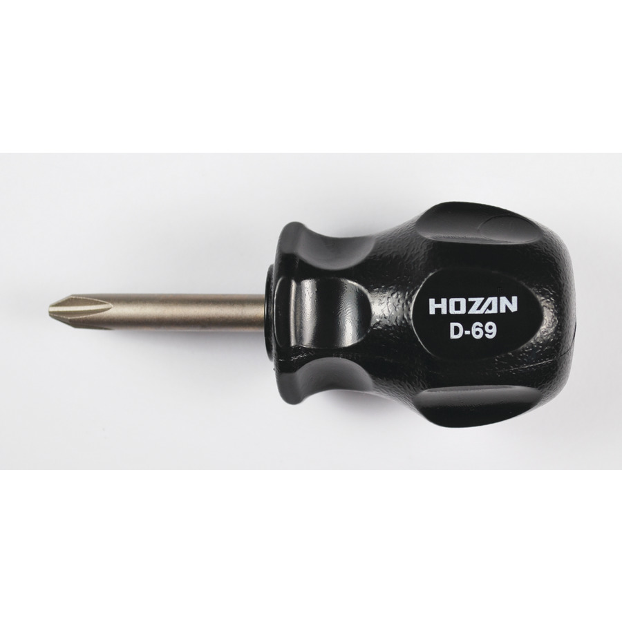 Hozan D-69 JIS Stubby Phillips #2 Screwdriver | JensenTools