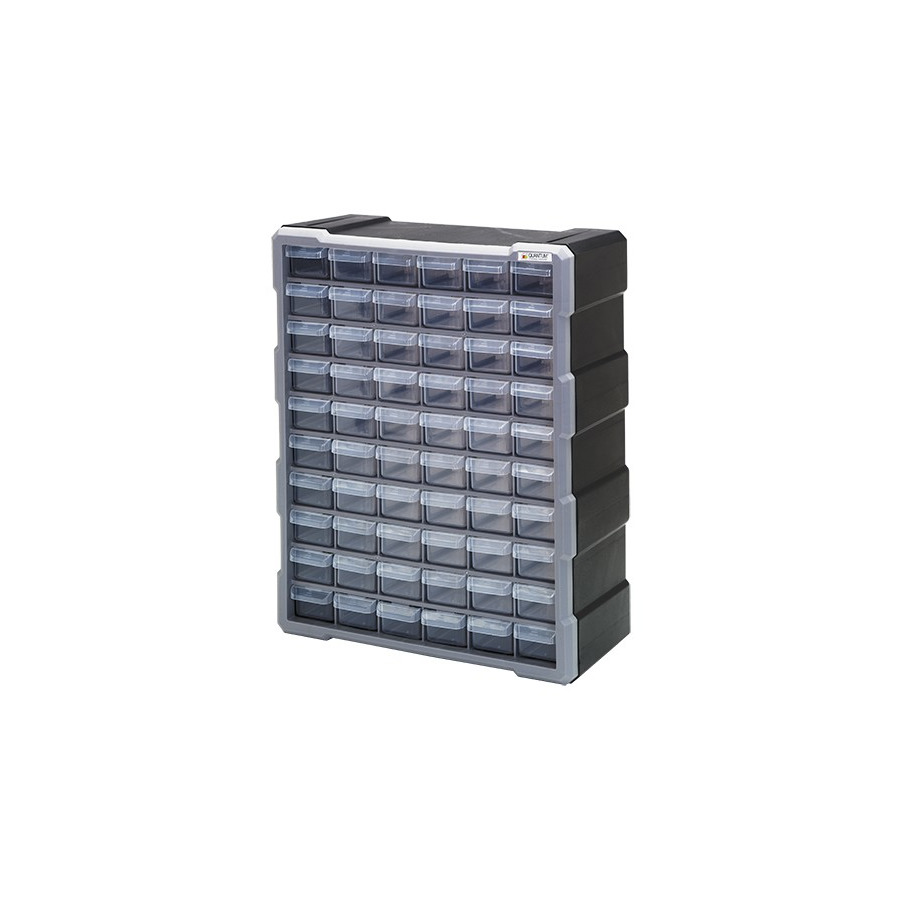 Quantum Storage Systems PDC-60BK Plastic Parts Drawer Cabinet with 60 ...
