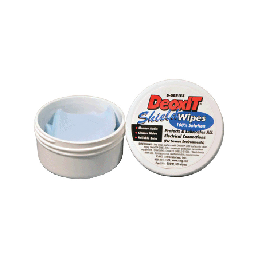 Caig Labs S50W DeoxIT® Shield S-Series Contact Protector Wipes, 50 ...
