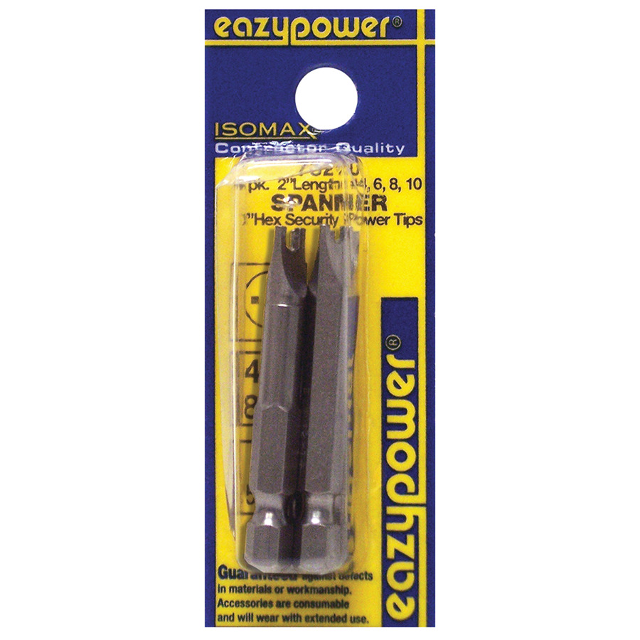 Eazypower 73270 Spanner Bit Set, 4 pc.; Sizes: #4, 6, 8, 10 | JensenTools