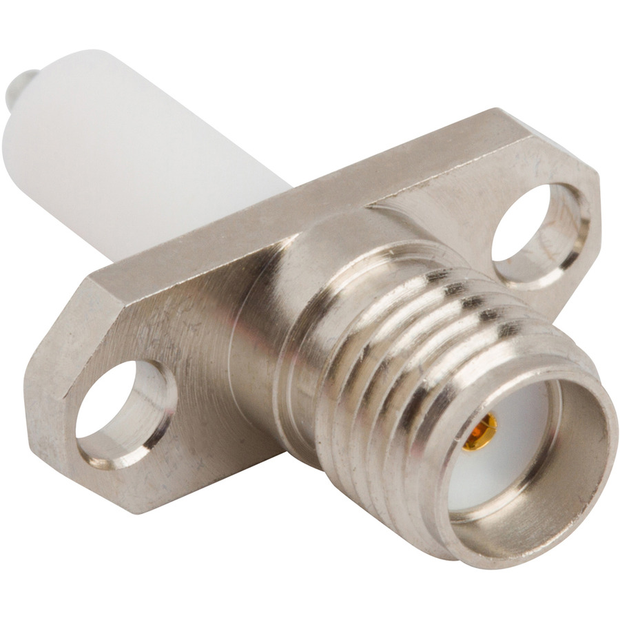 Amphenol RF 901-10065 RF SMA Connector, Jack, 2-Hole Flange, Round Post ...