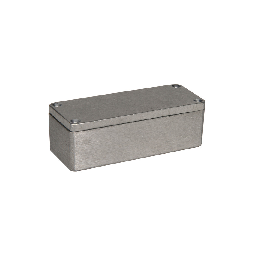 Bud Industries AN-1300-A Aluminum Enclosure, 3.5x1.4x1.2 in | TestEquity