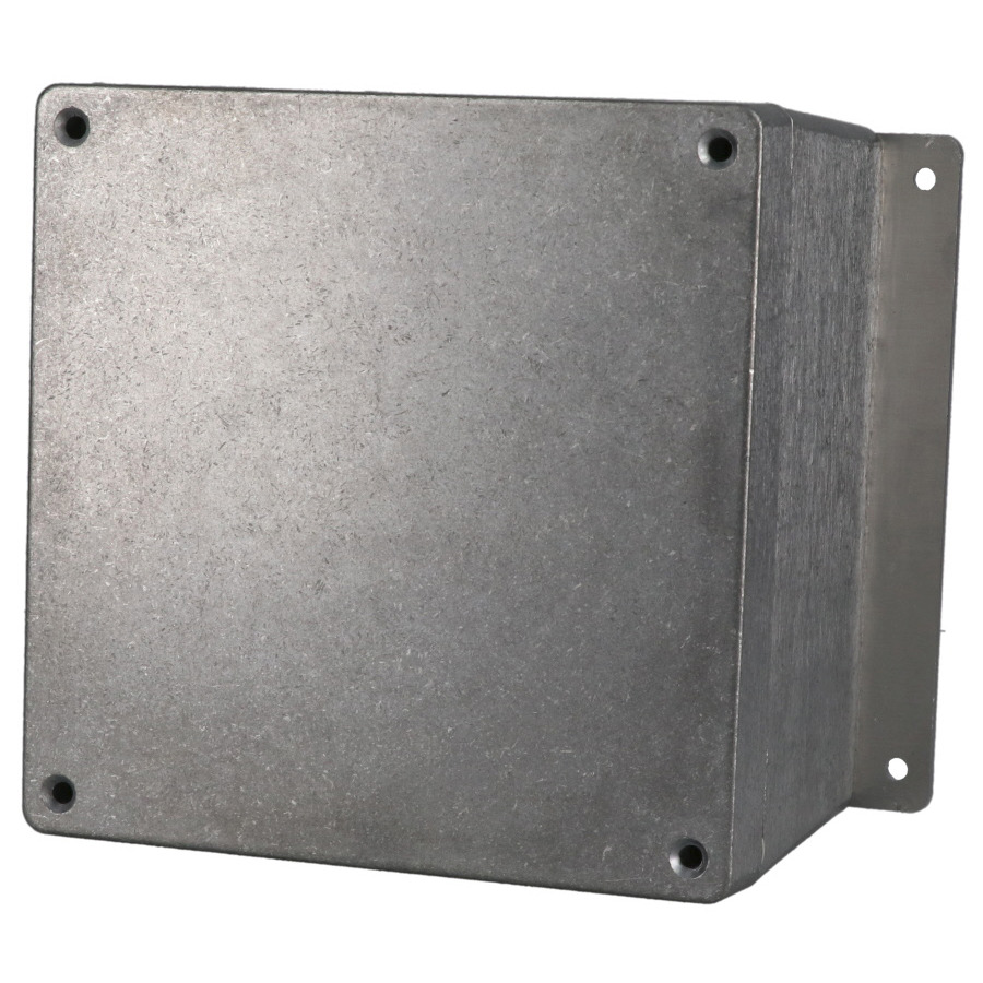 Bud Industries AN-2810-A Aluminum Enclosure, Flanges, 6.3x6.3x4 in ...