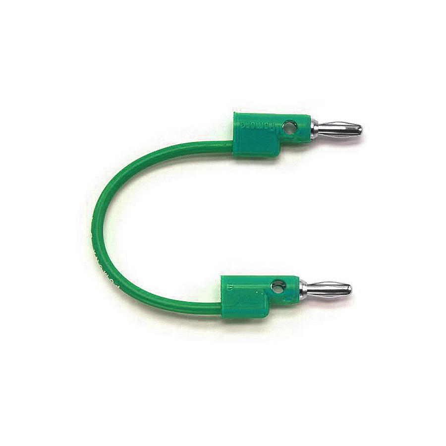 Pomona B-36-5 Banana Plug Patch Cord, Multi-Stacking, 15A, 36" L, Green ...