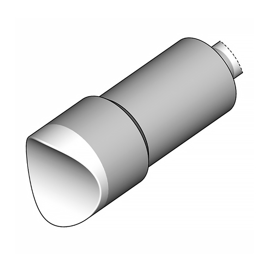 JBC Tools C470010 Cartridge Round Connector Tip, 12.2 mm W, For T470 ...