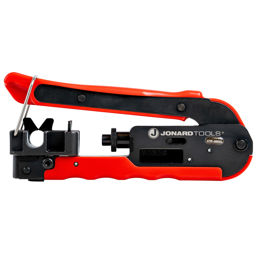 Jonard Tools CTF-360XL Compression Tool, Long and Style F Connectors, 360deg Support, Carbon ...