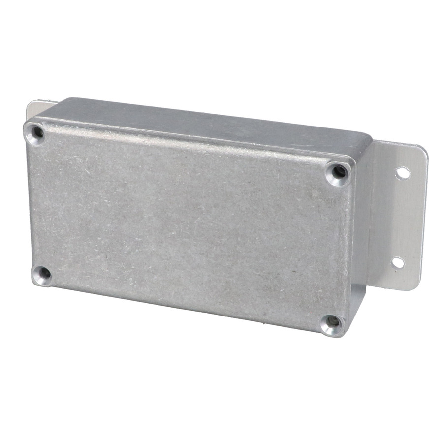 Bud Industries CU-4124 Die Cast Box, Bracket, Aluminum, 4.4x1.2x2.4in ...