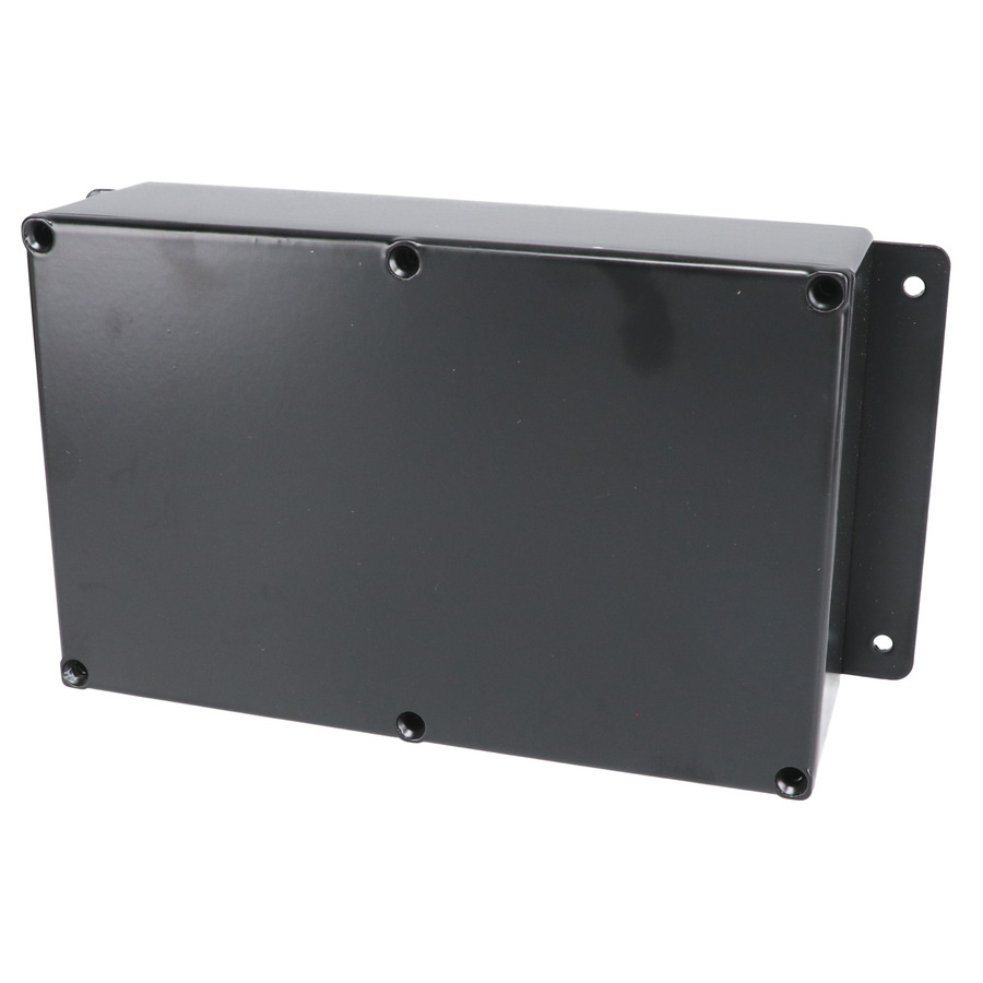 Bud Industries CU-4247-B Die Cast Box, Bracket, Aluminum, Black, 7.4x2 ...