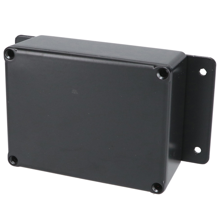 Bud Industries CU-4471-B Die Cast Box, Bracket, Aluminum, Black, 4.3x1 ...