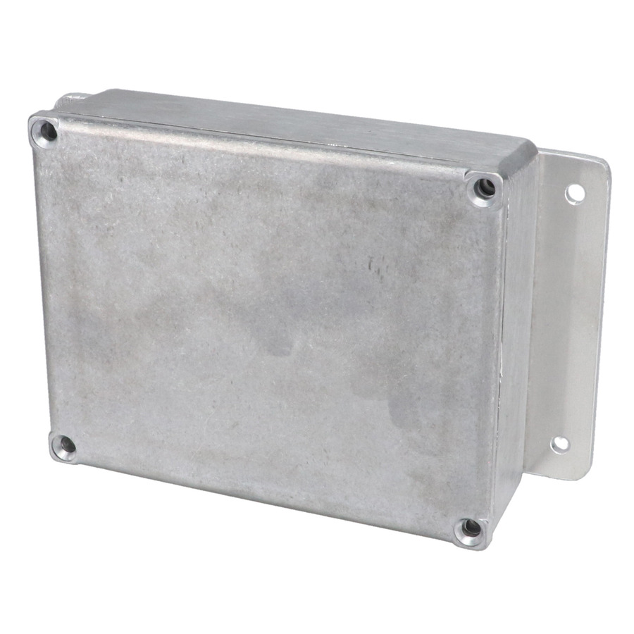 Bud Industries CU-4473 Die Cast Box, Bracket, Aluminum, 4.7x1.3x3.7in ...