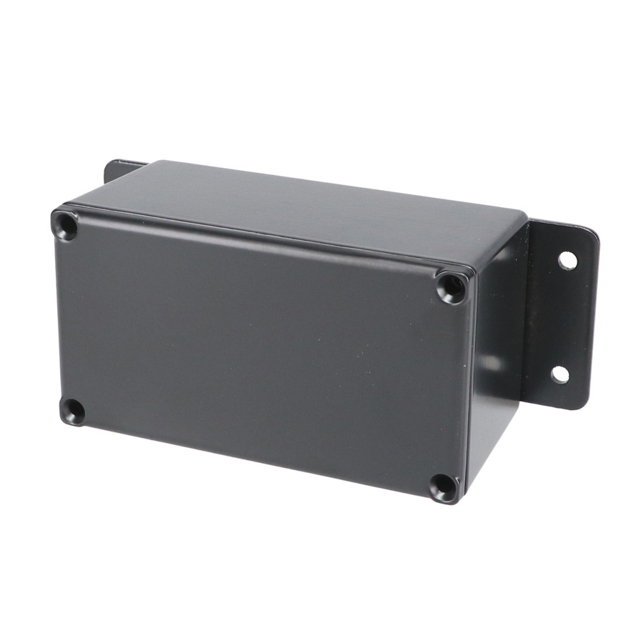 Bud Industries CU-4479-B Die Cast Box, Bracket, Aluminum, Black, 4.4x2 ...