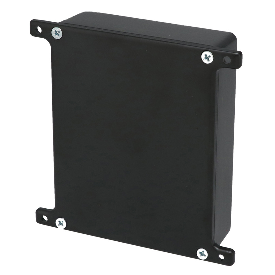 Bud Industries CU-5473-B Die Cast Box, Bracket Cover, Aluminum, Black ...