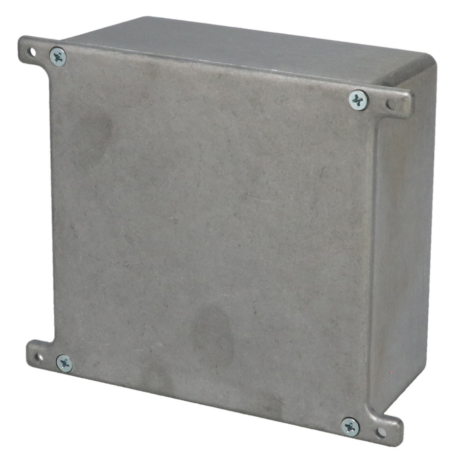 Bud Industries CU-5474 Die Cast Box, Bracket Cover, Aluminum, 4.8x4.8x2 ...