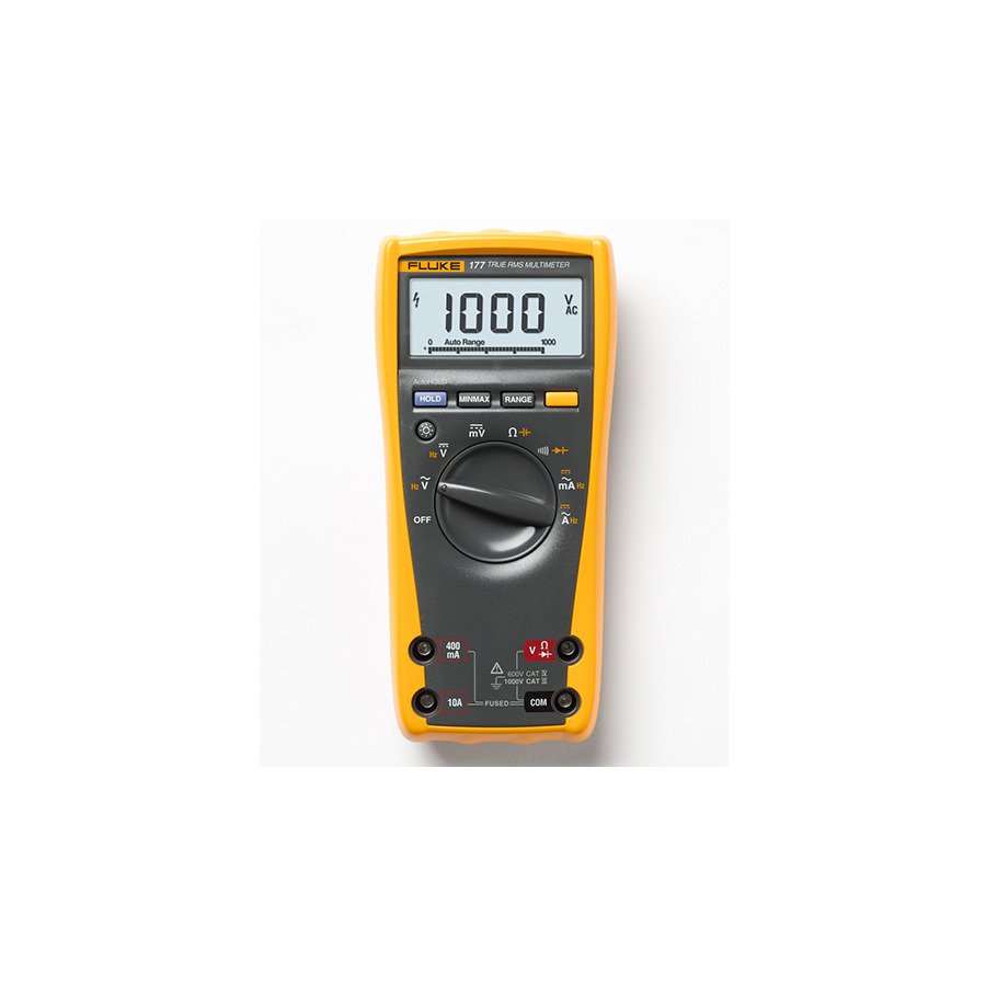 Fluke FLUKE-177 ESFP Digital Multimeter, True-RMS, Measures AC and DC ...