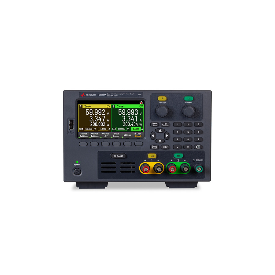 Keysight E36234A DC Power Supply, Dual Channel, 2x60 V/10 A, 400 W ...