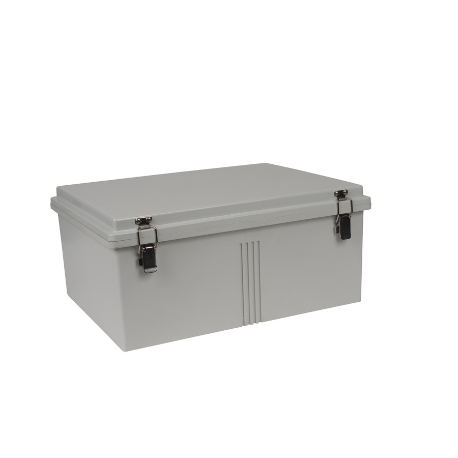 Bud Industries PTH-22436 Box, PC/Fiberglass, Self-Locking Latch, 17 ...