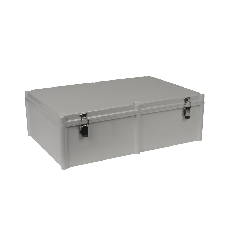 Bud Industries PTH-22462 Box, PC/Fiberglass, Self-Locking Latch, 22 ...