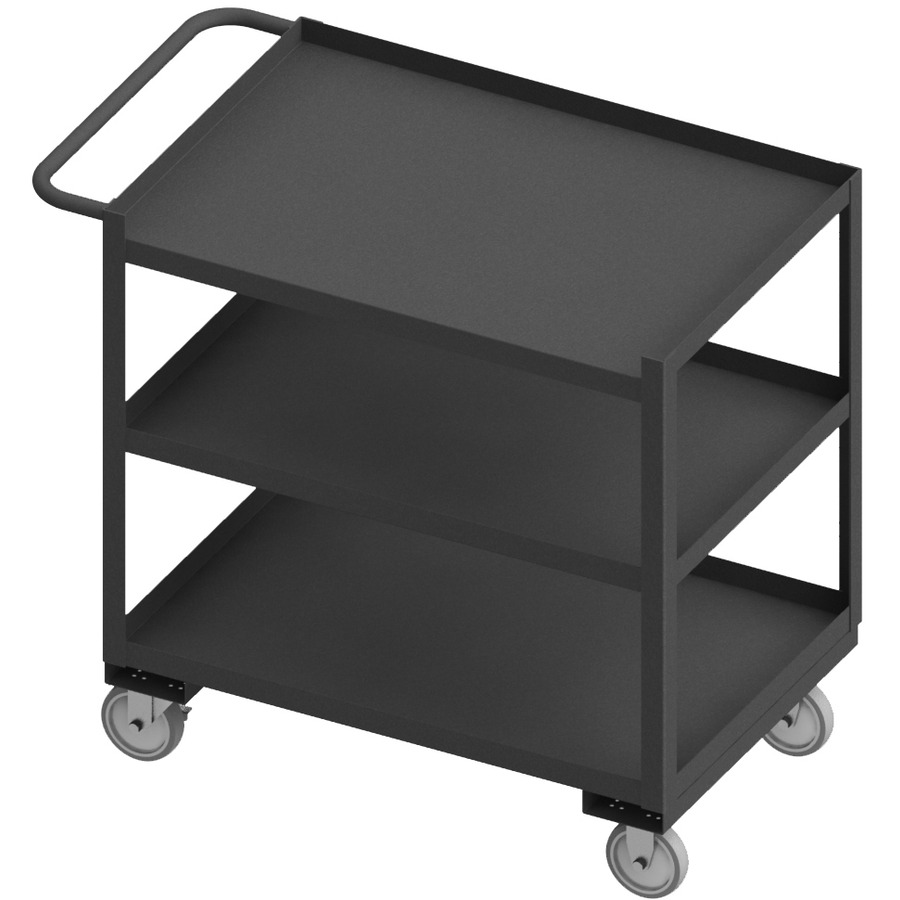 Durham Mfg RSC-2436-3-1TLD-95 Stock Cart, 3 Shelves, 24 x 36, Steel ...