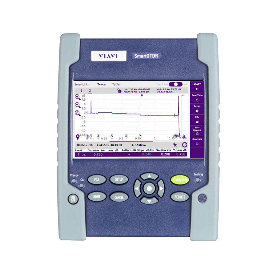 VIAVI STOTDR-PRO-IM-APC Fiber Tester 138FA65 Pro Kit, 35dB+, 1310/1550 ...