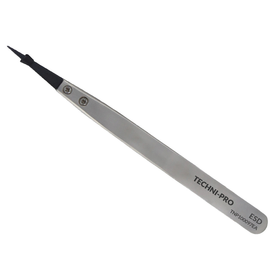 Techni-Pro REPTWZ259 Economy Replaceable Tip ESD Safe Tweezers, Type ...