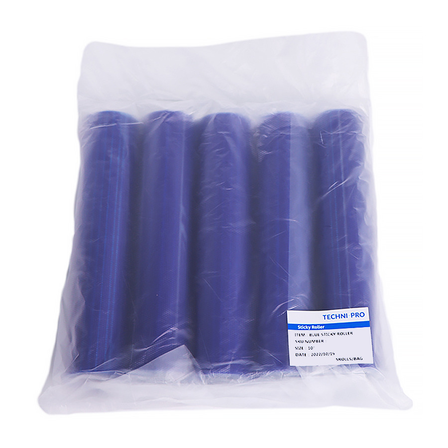 Techni-Pro STROLL12 Sticky Roller w/o Handle, LDPE, 12", Blue/White, 1 ...
