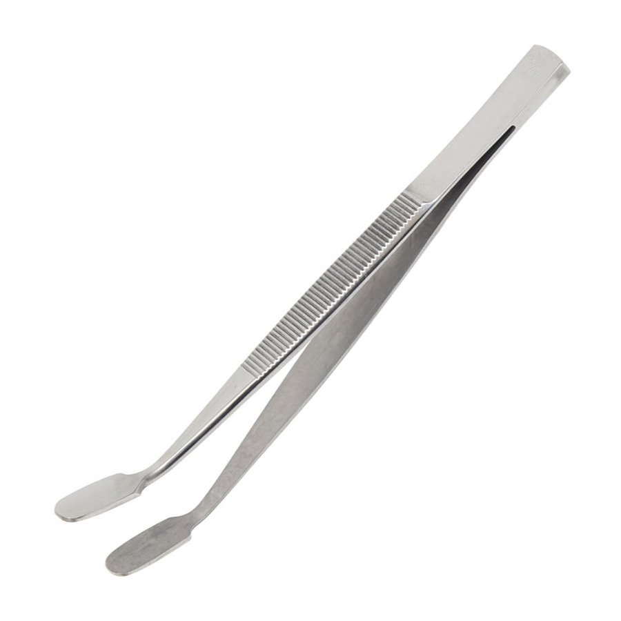 Techni-Pro TST-36A Tweezers, Economy, Angled 45 Degrees Flat Stainless ...