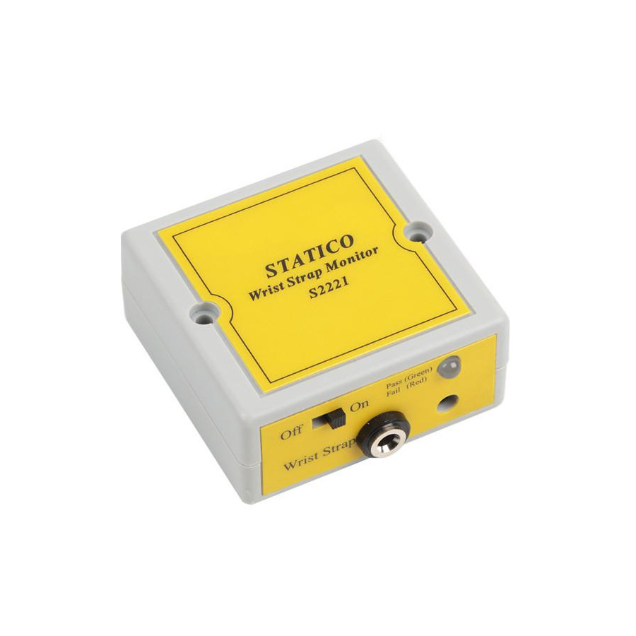 Statico S2221 Wrist Strap Monitoring System for 1-Operator | JensenTools