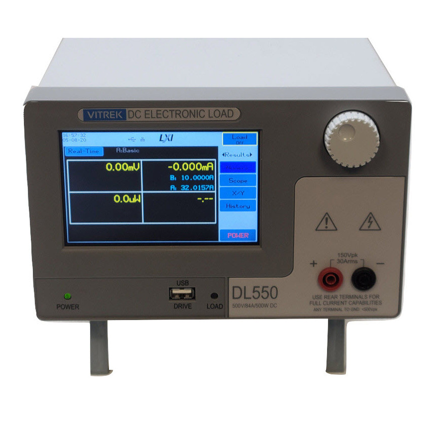 Vitrek DL550 Electronic Load, DC, 500 V, 84A, 500W, Integrated ...